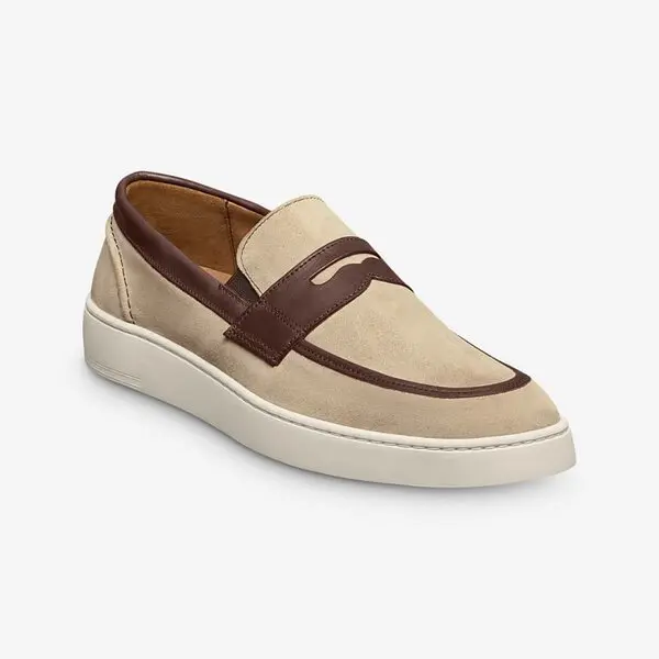 Allen Edmonds Randolph 2.0 Slip-on Sneaker - Sand/chilisuede&leather