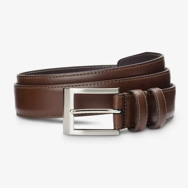 Allen Edmonds Wide Basic Dress Belt - Mahogany Leather