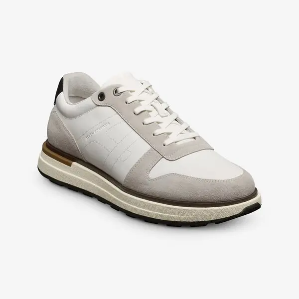 Allen Edmonds Elliot Lace-up Sneaker - White Leather