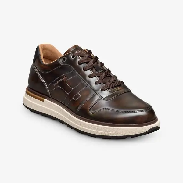 Allen Edmonds Elliot Lace-up Sneaker - Antique Bronze Leather