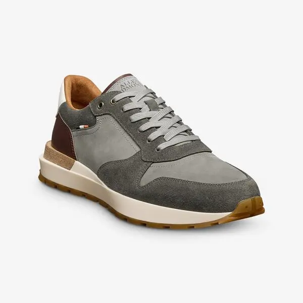 Allen Edmonds Lionel Lace-up Sneaker - Grey Suede
