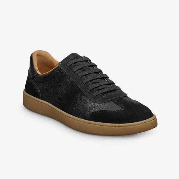 Allen Edmonds Ludlow Stretch-lace Sneaker - Black Leather & Suede