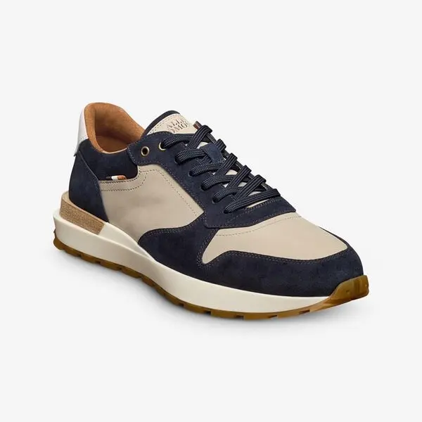 Allen Edmonds Lionel Lace-up Sneaker - Navy Suede