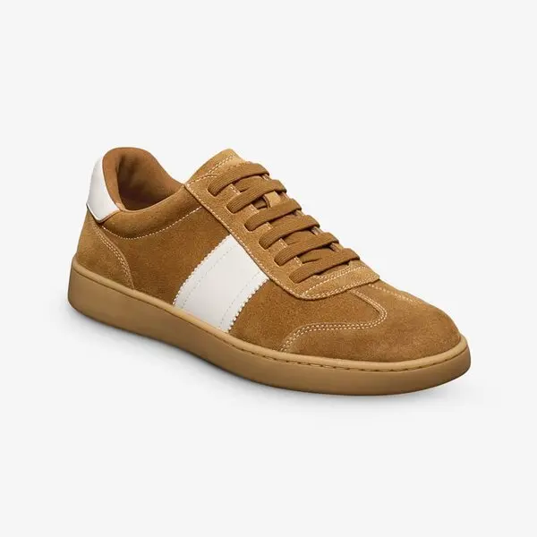 Allen Edmonds Ludlow Slip-on Stretch-lace Sneaker - Fawn Tan Suede