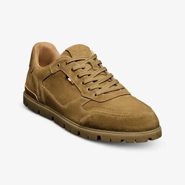 Allen Edmonds Vail Lug Sneaker - Curry Suede