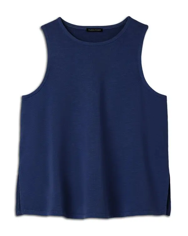 Eileen Fisher Cotton Tank Top - Deep Dive