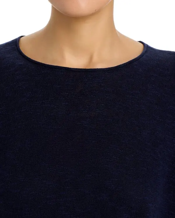 Eileen Fisher Elbow Sleeve Sweater - Ink