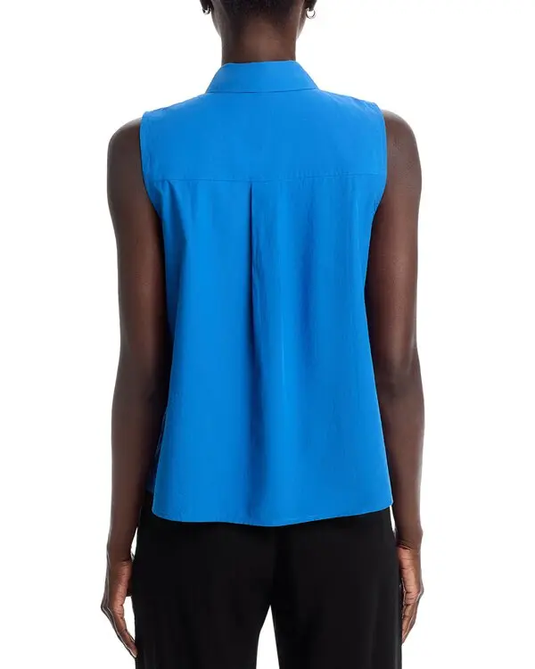 Eileen Fisher Sleeveless Shirt - Bluebird