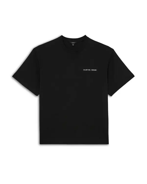 REISS Casa Logo Graphic T-shirt - Black