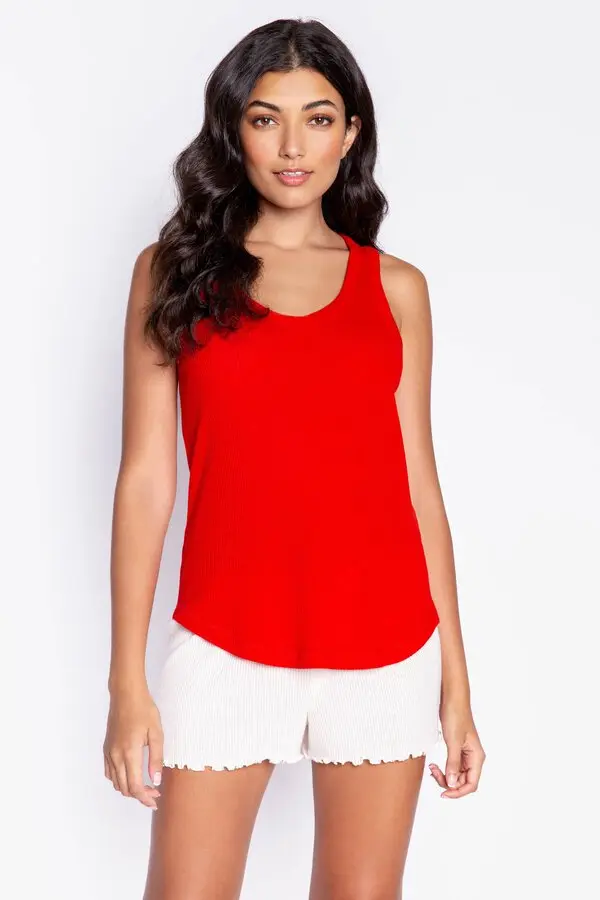 PJ Salvage Textured Ribbed Tank