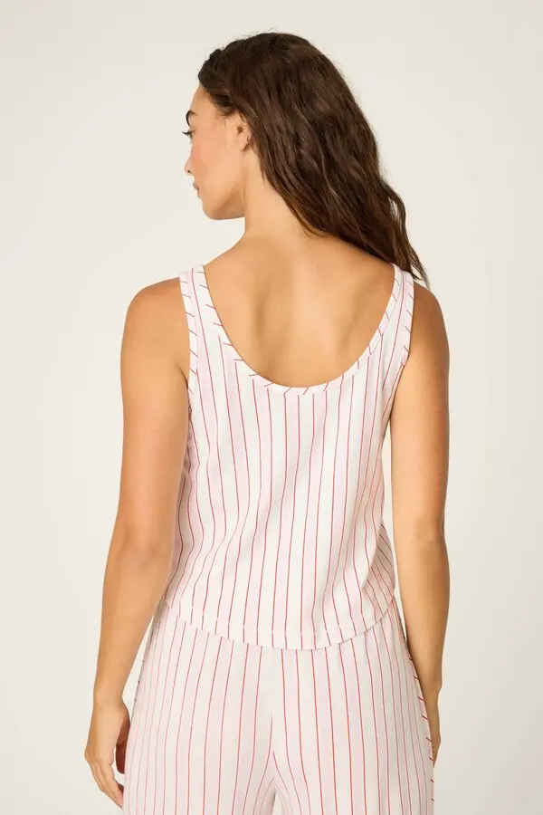 PJ Salvage Super-soft Cotton Feeling Loved Striped Tank