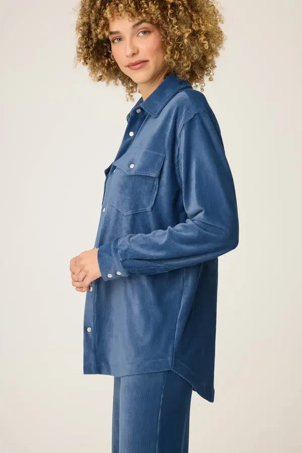 PJ Salvage Craving Corduroy Long Sleeve Shirt