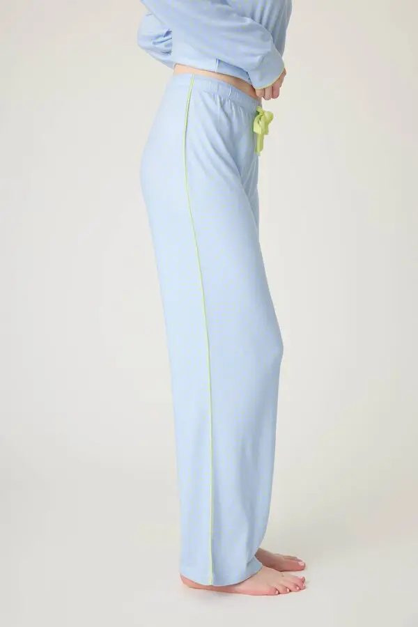 PJ Salvage Polka Dot Wide Leg Lounge Pants