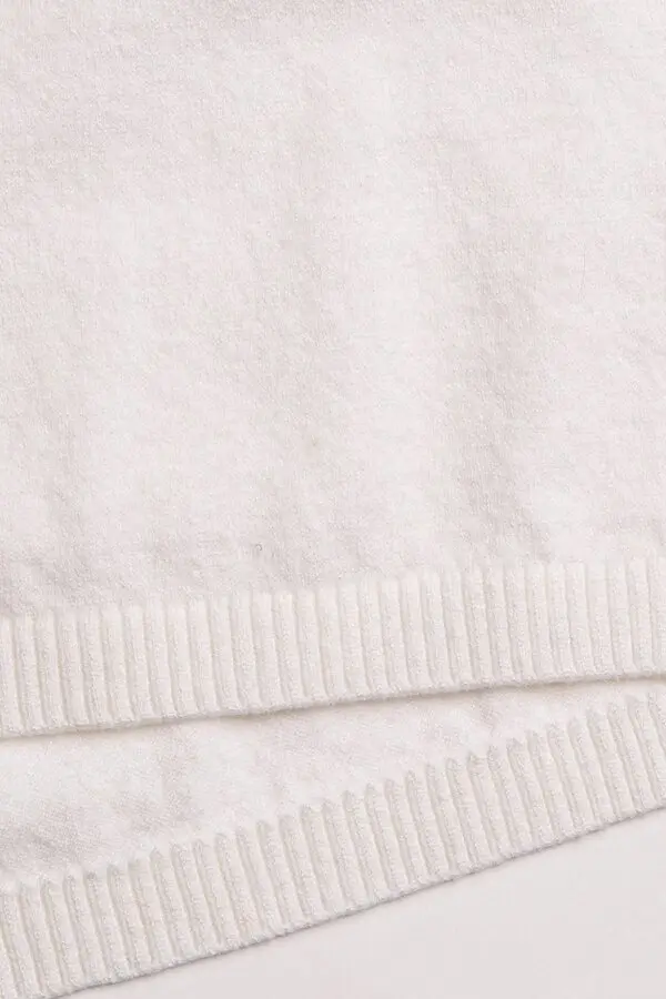 PJ Salvage Ribbed Hem Sweater Tank Top - Ivory