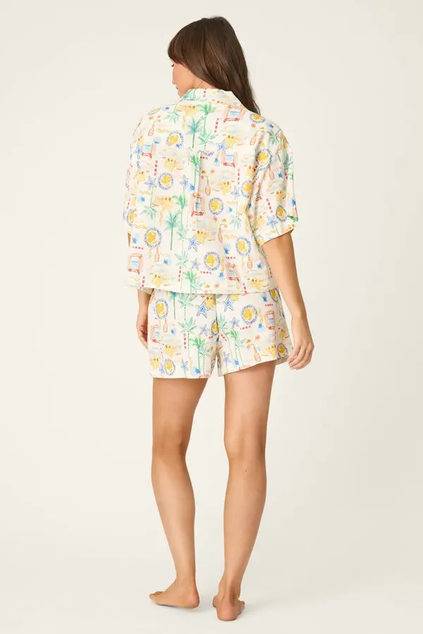 PJ Salvage Ciao Babe Aperitivo Afternoon Short Pajama Set