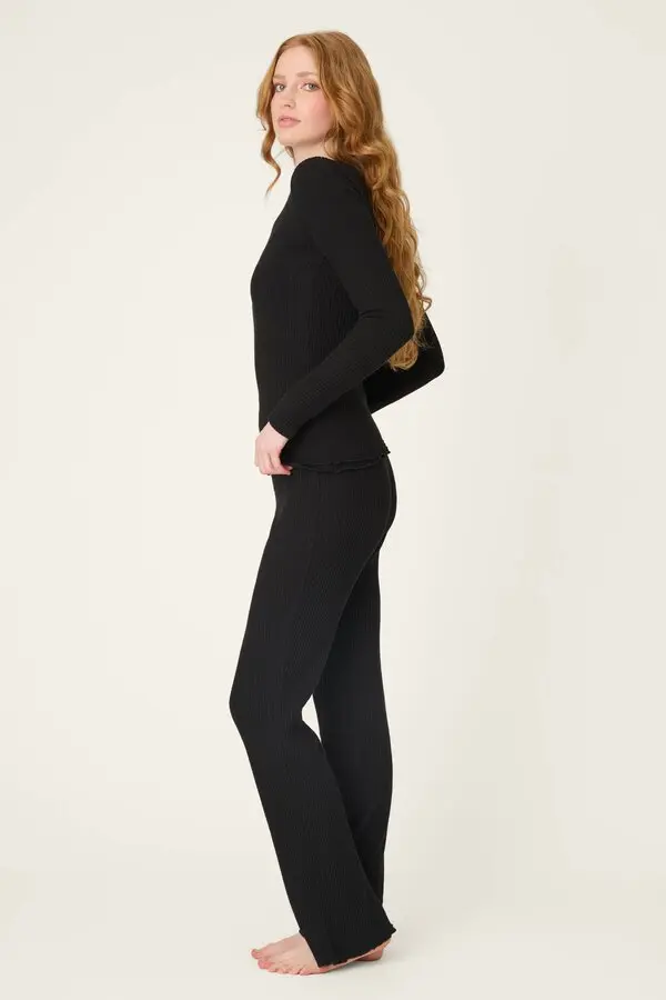 PJ Salvage Reloved Rib 3-piece Lounge Pajama Set