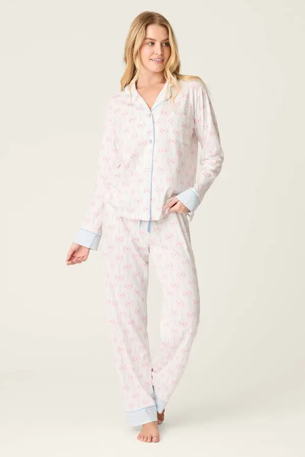 PJ Salvage Playful Prints All Wrapped Up Long Pajama Set