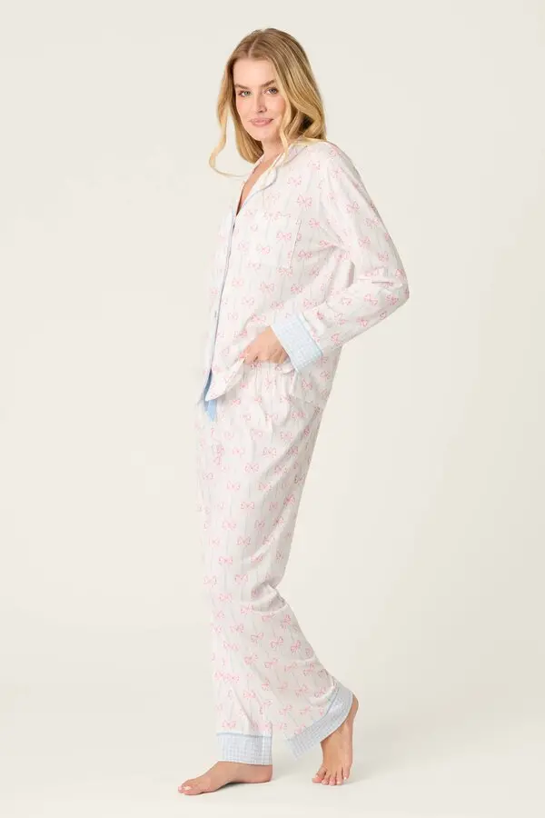 PJ Salvage Playful Prints All Wrapped Up Long Pajama Set