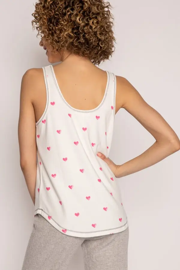 PJ Salvage Bright Stars & Brave Hearts" Printed Tank Top