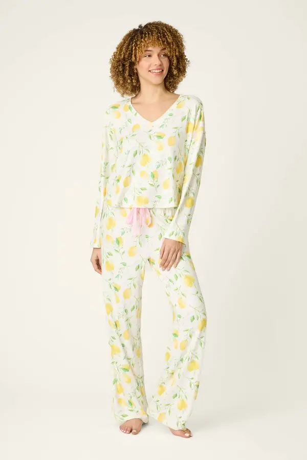 PJ Salvage Lemon Zest Pajama Pants