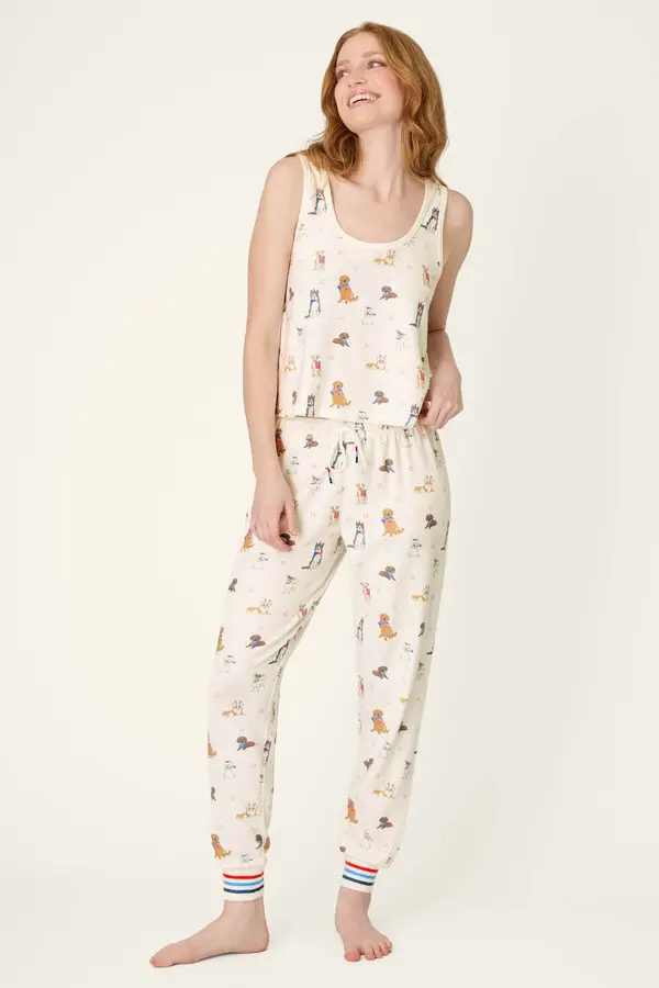 PJ Salvage Printed Scoop Neck Tank