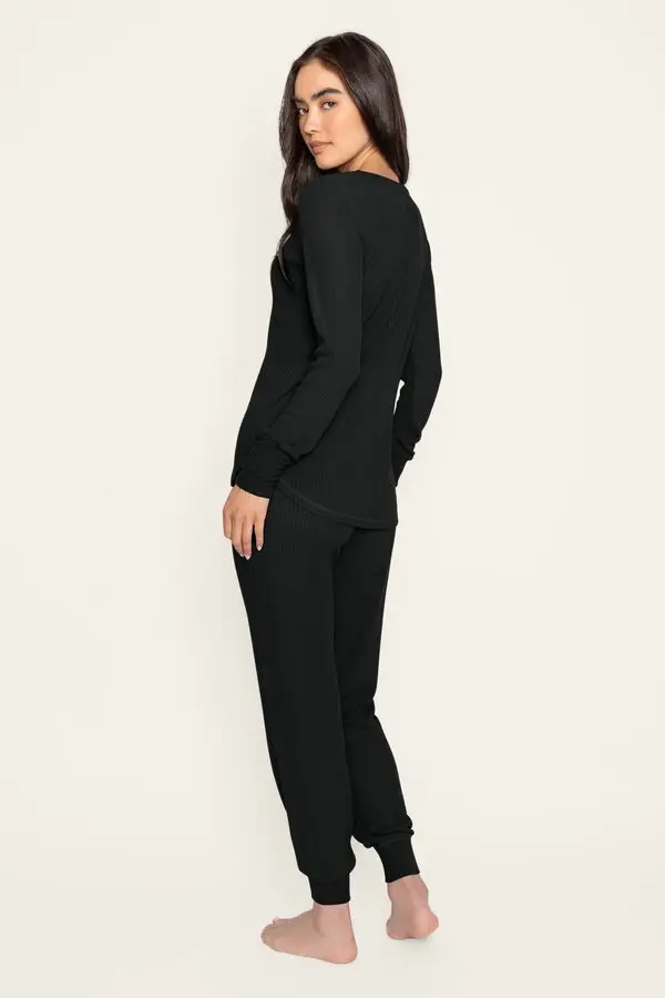 PJ Salvage Textured Ribbed Lounge Set