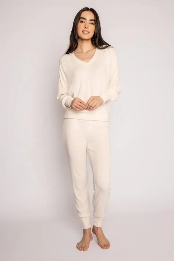 PJ Salvage Textured Essentials Lounge Set - Stone