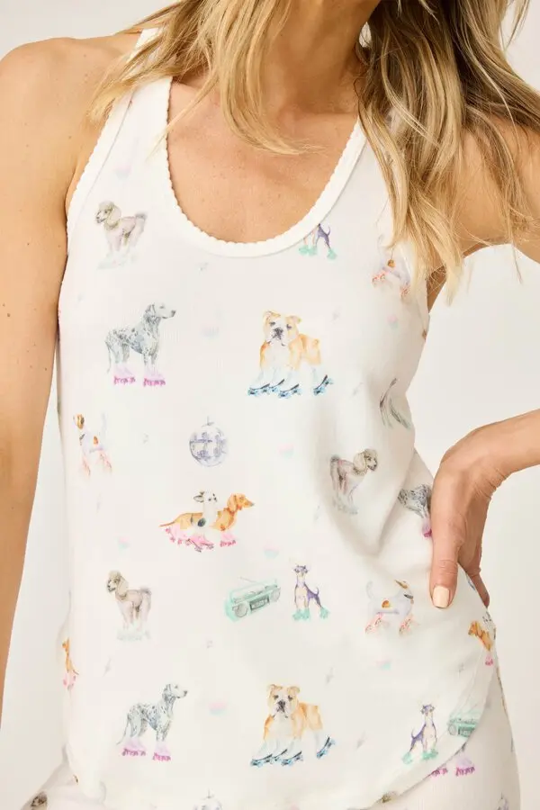 PJ Salvage Roll With It Printed Tank