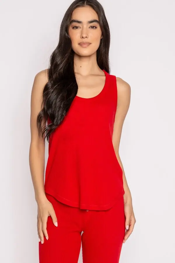 PJ Salvage Textu Essentials Tank Top Lounge Pajama Set