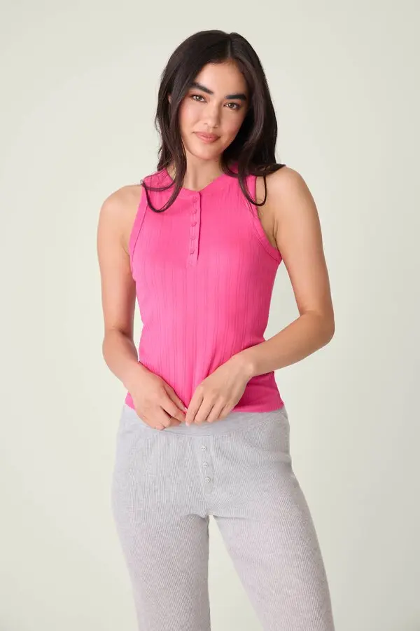 PJ Salvage Pointelle Knit Tank