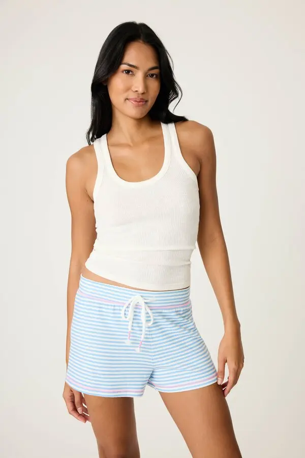 PJ Salvage Striped Lounge Shorts