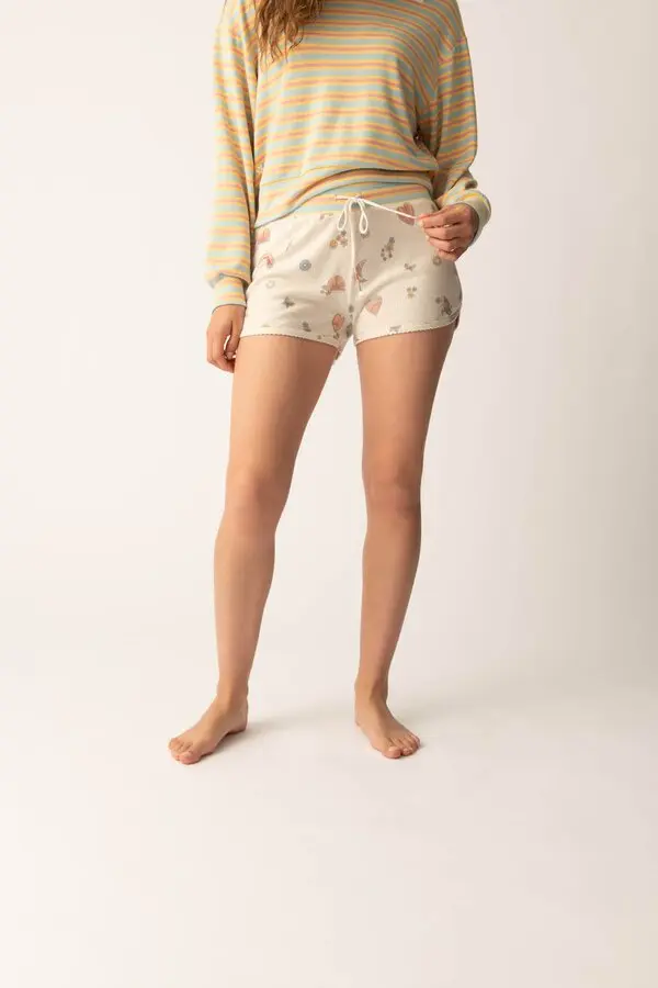 PJ Salvage Printed Lounge Shorts