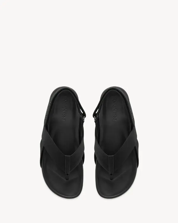 Saint Laurent Culver Flat Sandals