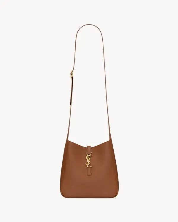 Saint Laurent Le 5 À 7 Crossbody Bag In Grained Leather - Fox