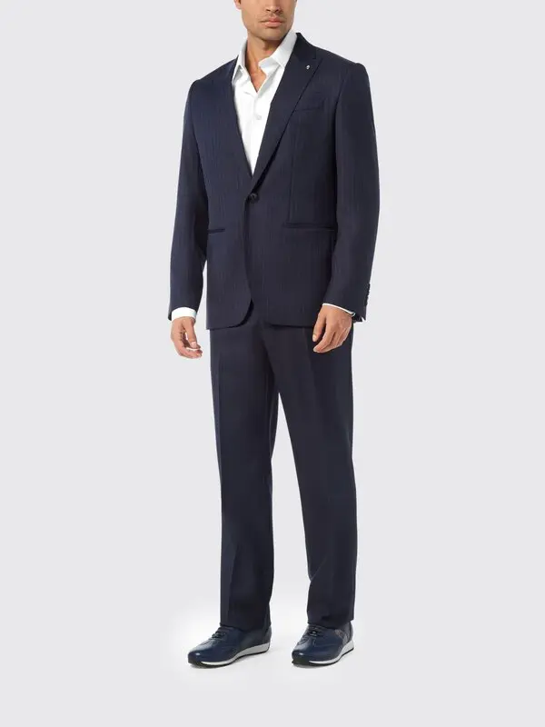 BILLIONAIRE Striped Blazer - Navy