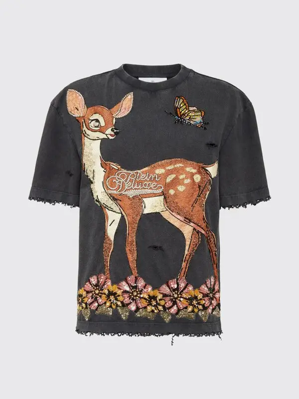 Philipp Plein Graphic Print T-shirt - Black