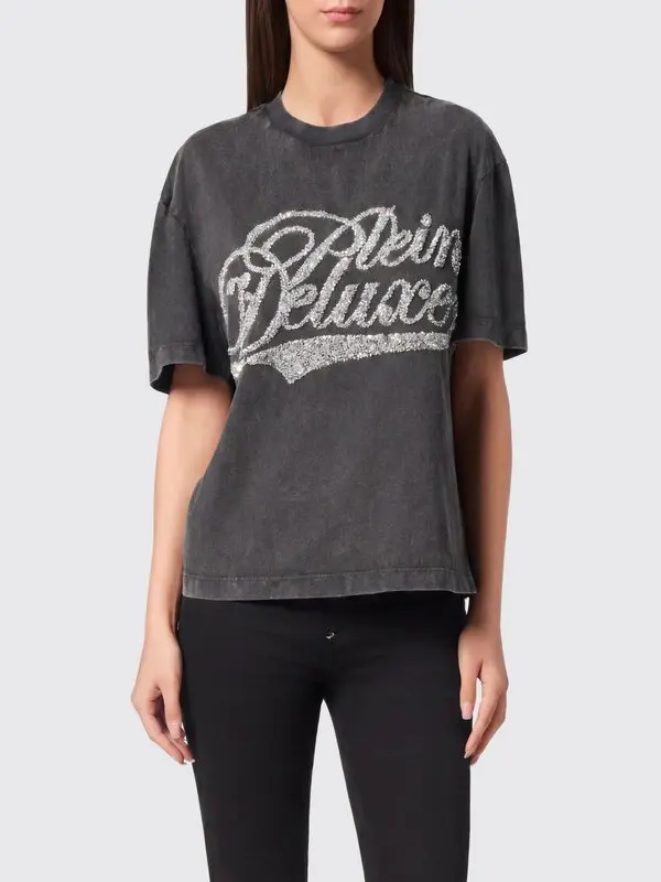 Philipp Plein Sequin Embellished Cotton T-shirt