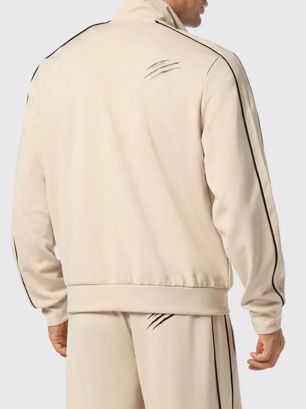PLEIN SPORT Zip-up Track Jacket - Beige