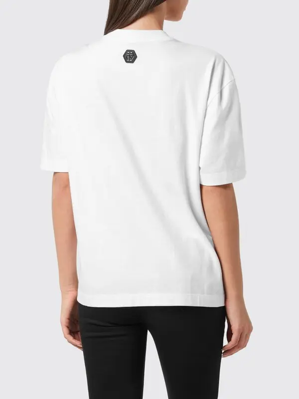 Philipp Plein Embellished Cotton T-shirt
