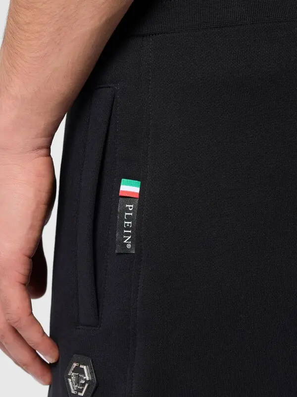 Philipp Plein Logo Detailed Joggers - Black
