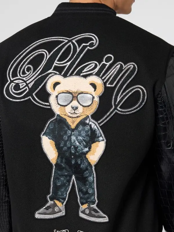 Philipp Plein Varsity Jacket - Black