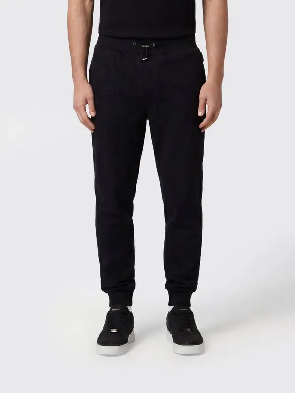Philipp Plein Geometric Pattern Joggers - Black