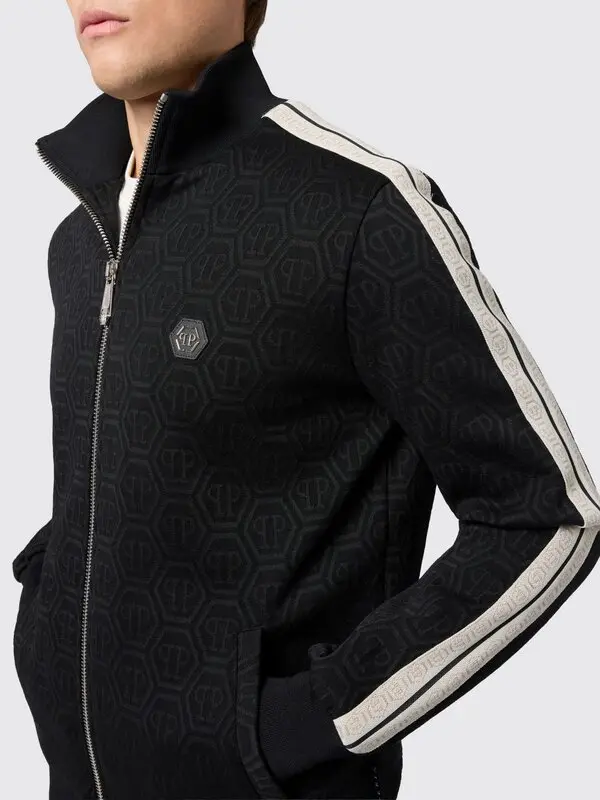 Philipp Plein Zip-up Track Jacket - Black