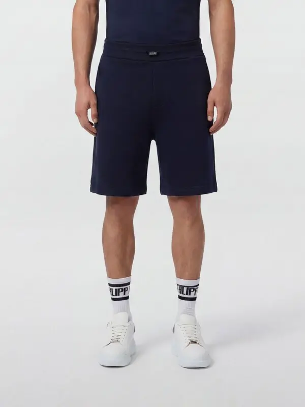 Philipp Plein Sports Shorts With Logo Detail - Navy