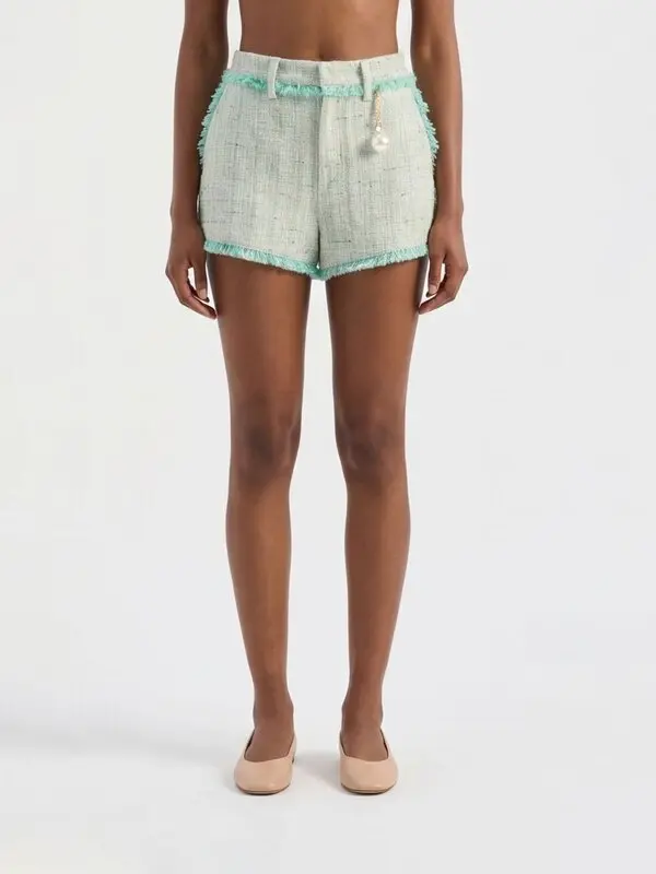 GENNY Textured Tweed Shorts