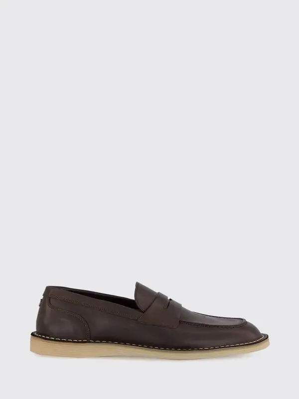 Dolce & Gabbana Leather Loafers - Brown