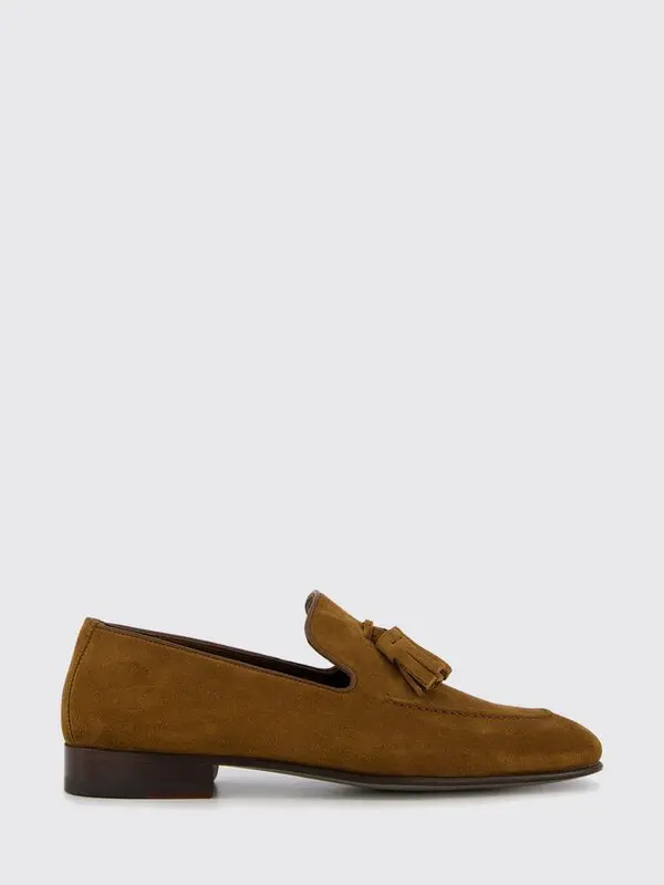 Manolo Blahnik Classic Suede Tassel Loafers
