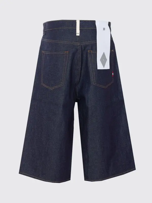 AMISH SUPPLIES Five-pocket Knee-length Denim Bermuda Shorts
