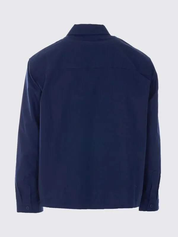 FAMILY FIRST Cotton Shirt Jacket With Dropped Shoulders And Logo