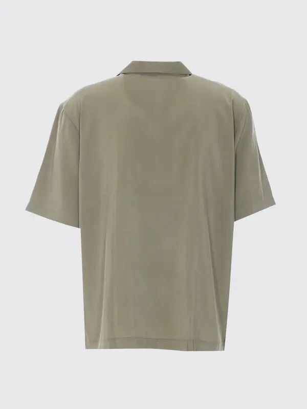FAMILY FIRST Cuban Collar Short-sleeved Bowling Shirt In Modal Blend